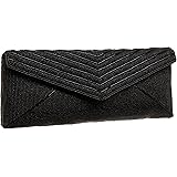 Sasha Bling Envelope Clutch Grey: Handbags: Amazon.com