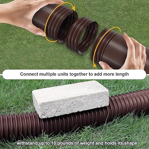 Plastic Drain Extenders Rain Gutter Downspout Adapter, Plastic Drain