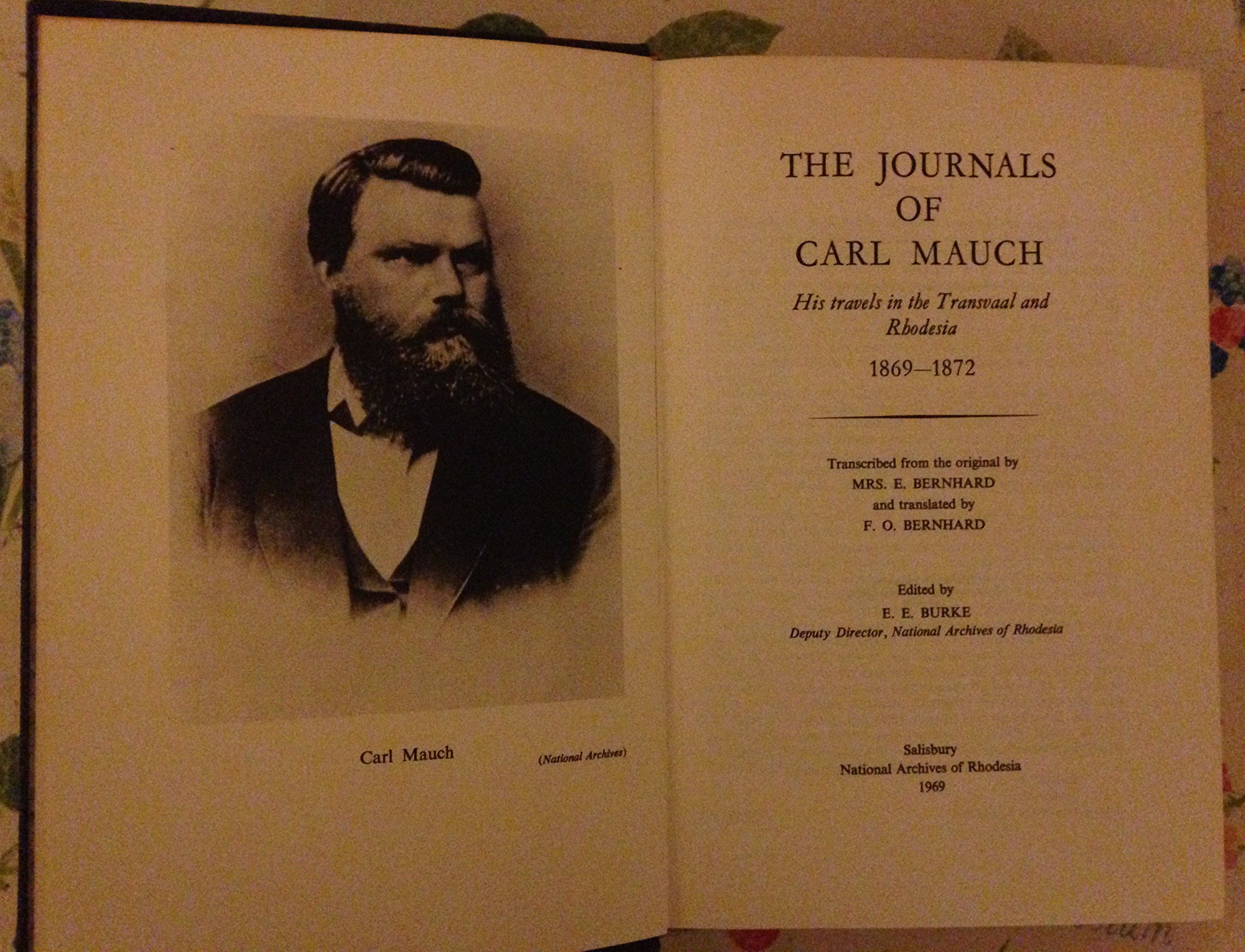 Explorer Karl Gottlieb Mauch dies | South African History Online
