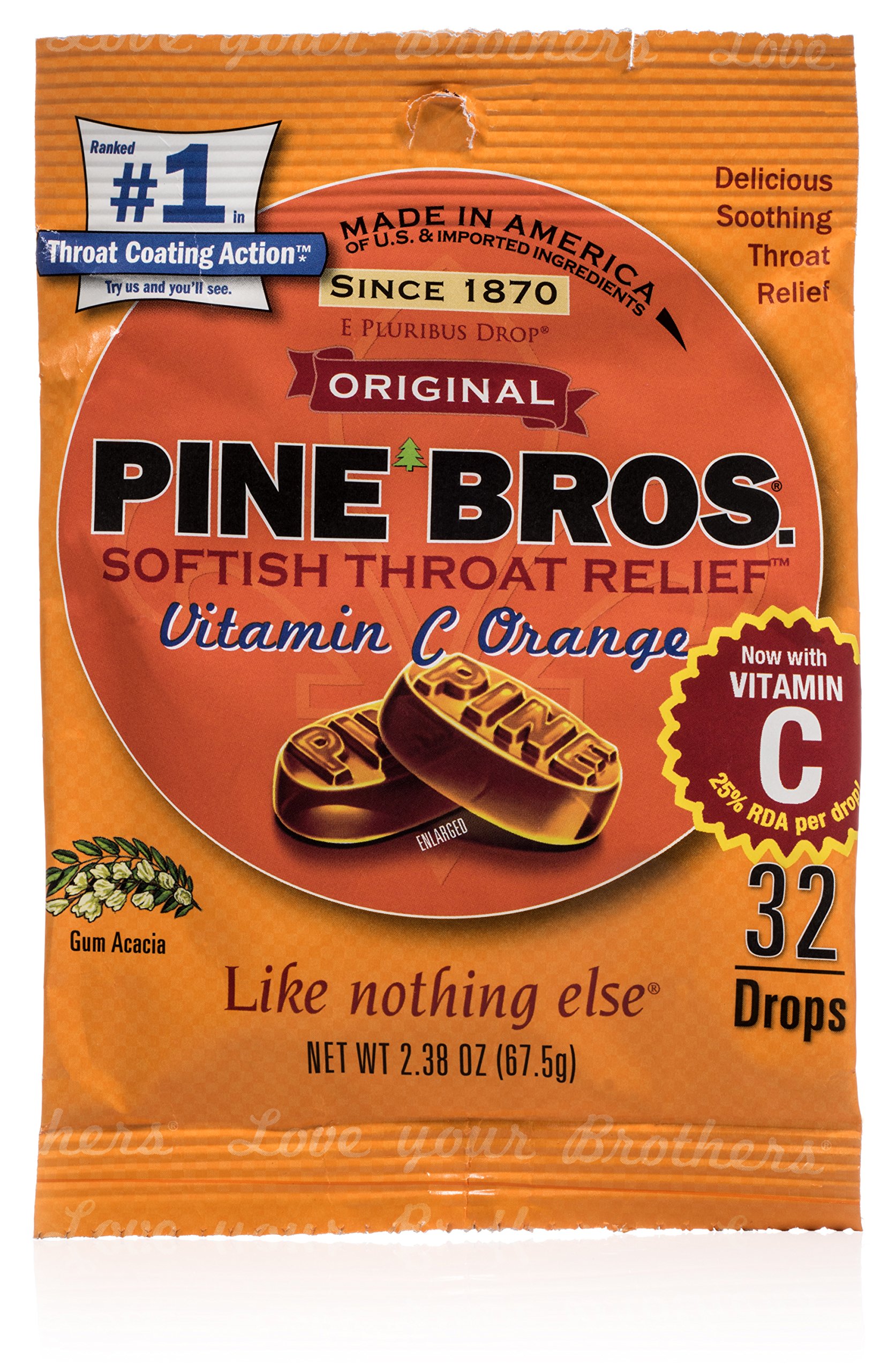 Amazon.com: Pine Bros. Bundle-Two Flavors Softish Throat Drops, Natural Honey/Wild Cherry, 64 ...