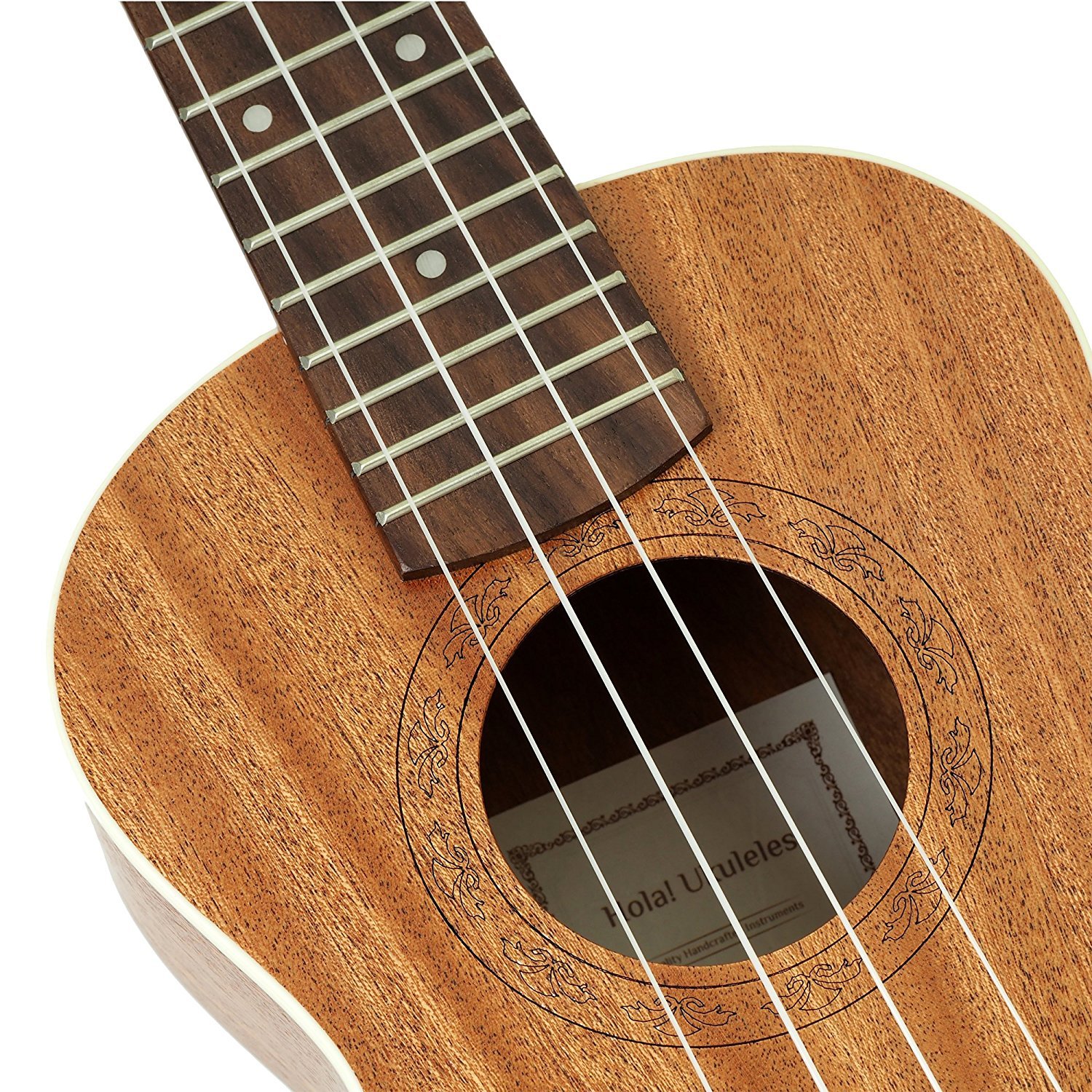 Concert Ukulele Bundle, Deluxe Series by Hola! Music (Model HM-124MG ...