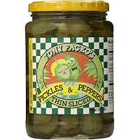 Amazon.com : Tony Packo Thin Sliced Pickles and Peppers, 24 Ounce ...