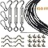 Amazon.com : Globe Light Suspension Kit, Galvanized Steel Cable, 110 ft ...