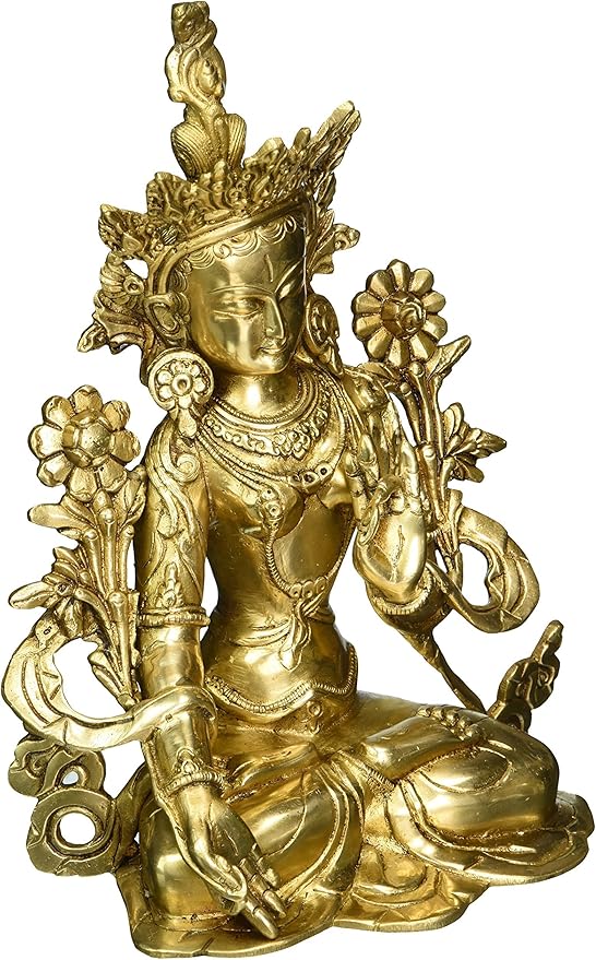 Buy Idol Collections Buddhist Tara Devi, Height : 8" | Home Decor ...