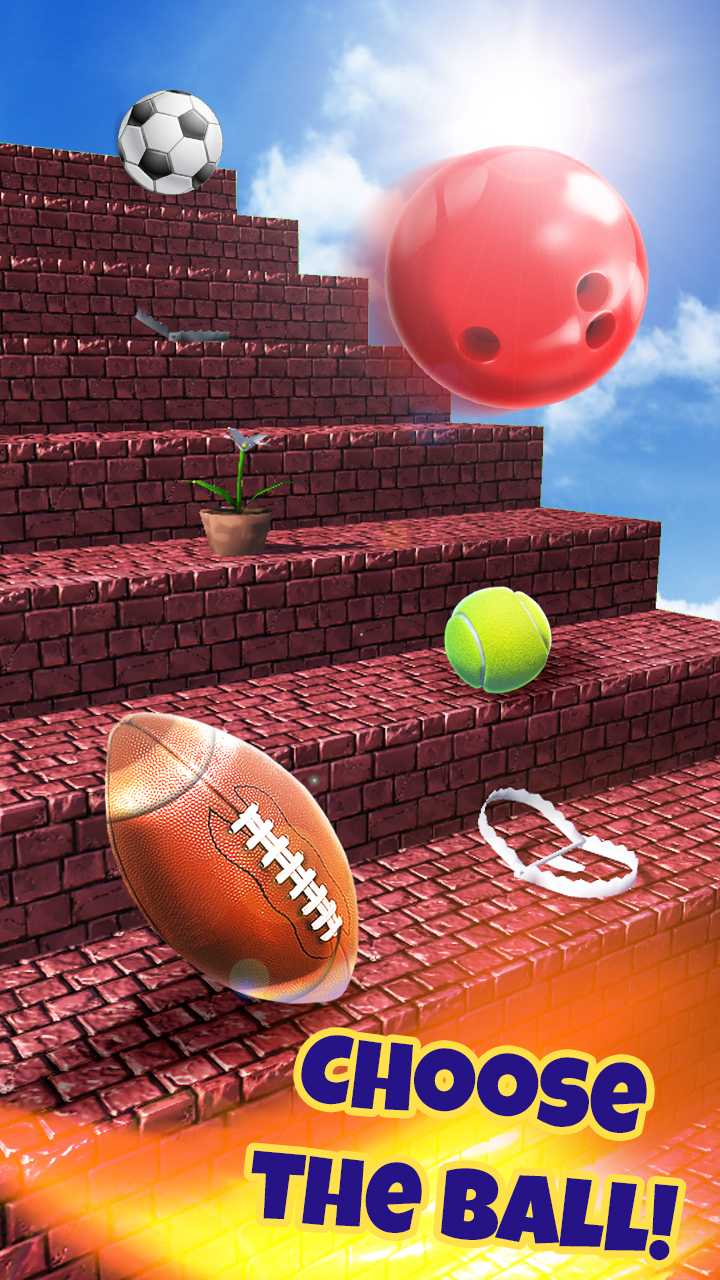 Running Ball Bouncing - Stairs Jumper:Amazon.co.jp:Appstore for Android