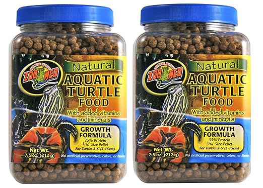 Amazon.com : Natural Aquatic Turtle Food With Growth Formula pack of 2 ...
