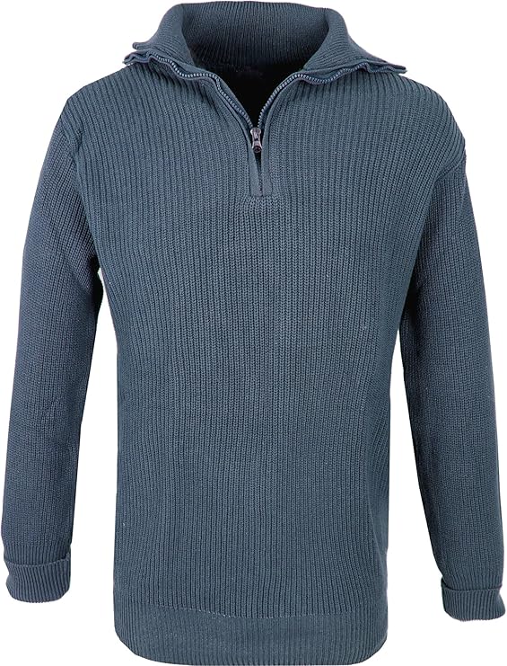 Herren Marine Troyer Pullover 100% Baumwolle Marine XXL: Amazon.de ...