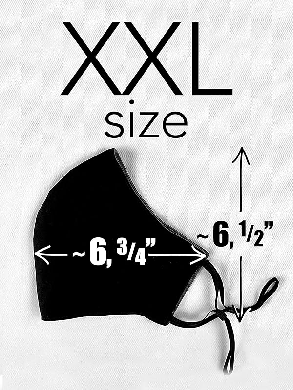 Amazon.com: SALE! HUGE Double Extra large face mask for men with larger ...