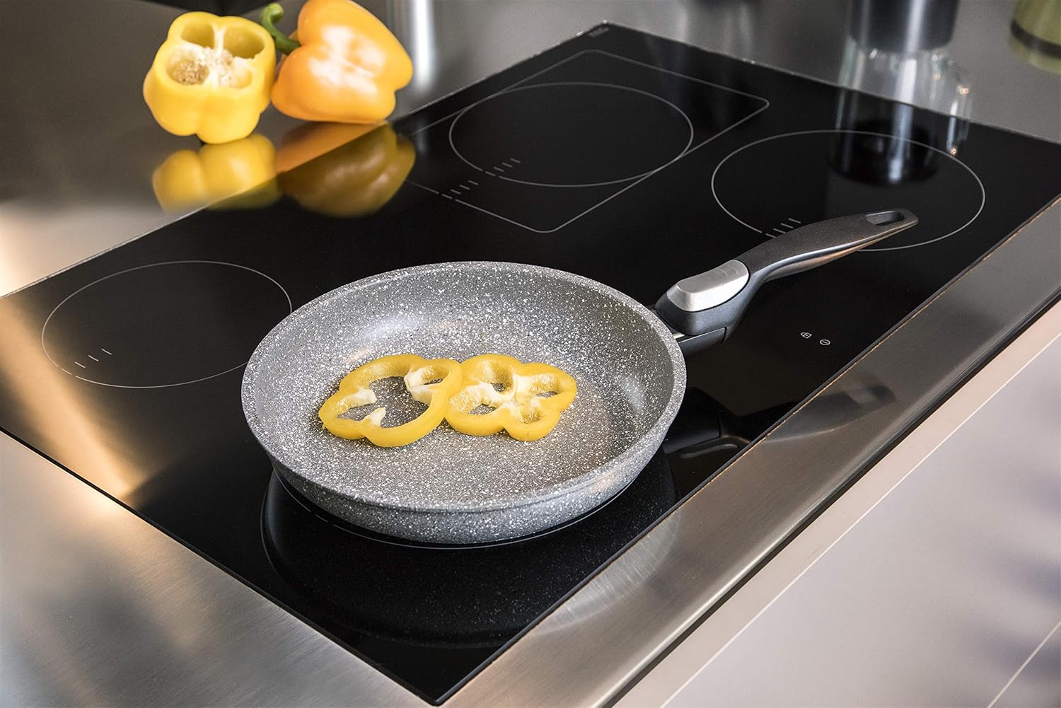Barazzoni, Induction line Easy Plus, pan ø24 cm Detachable Handle, Made ...