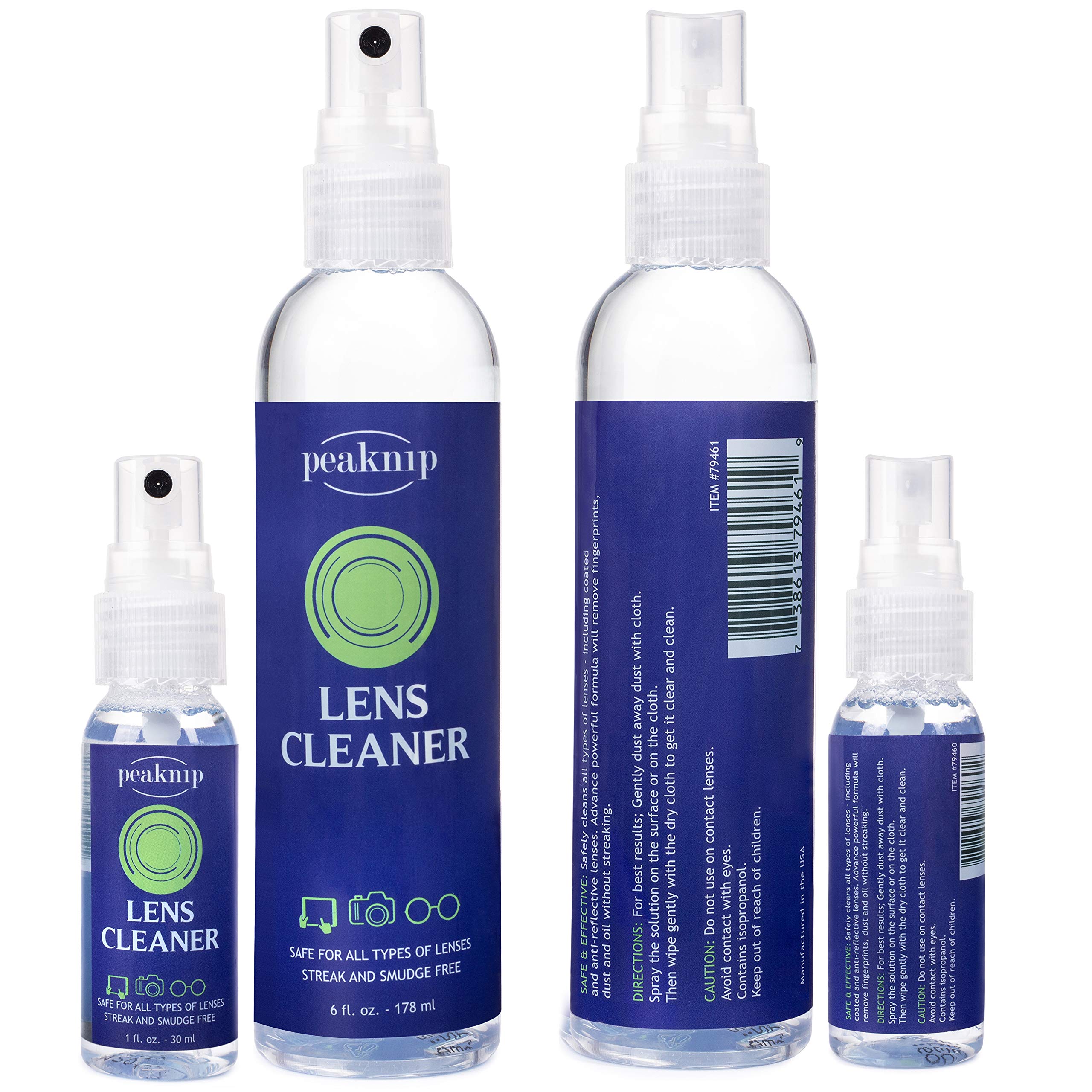 Mua Peaknip Eyeglass Lens Cleaner Spray Kit - 2 Glasses Cleaner Bottle ...