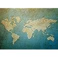 Amazon.com : 7x5ft Vintage Large Old World Map banner booth newborn ...