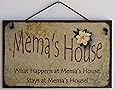 Amazon.com : 5x8 Vintage Style Sign Saying, "Welcome to MEMA'S KITCHEN ...