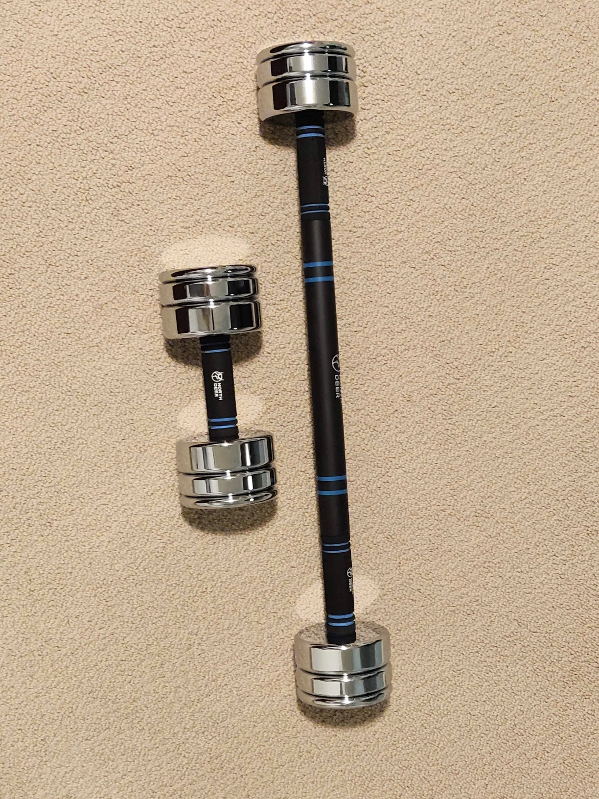 $30/mo - Finance Northdeer Steel Dumbbells Ultracompact & Adjustable ...