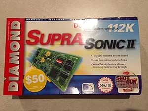 Amazon.com: Diamond SupraSonic II - Dual line 112k Modem : Electronics