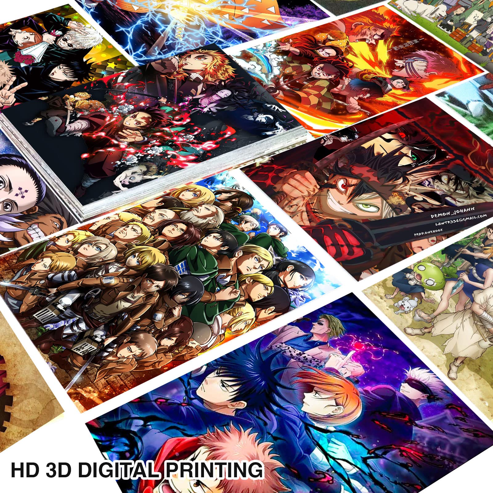 Mua MeleBase Anime Wall Collage Kit Aesthetic 60 PCS Room Decor 4.2x6.2 ...