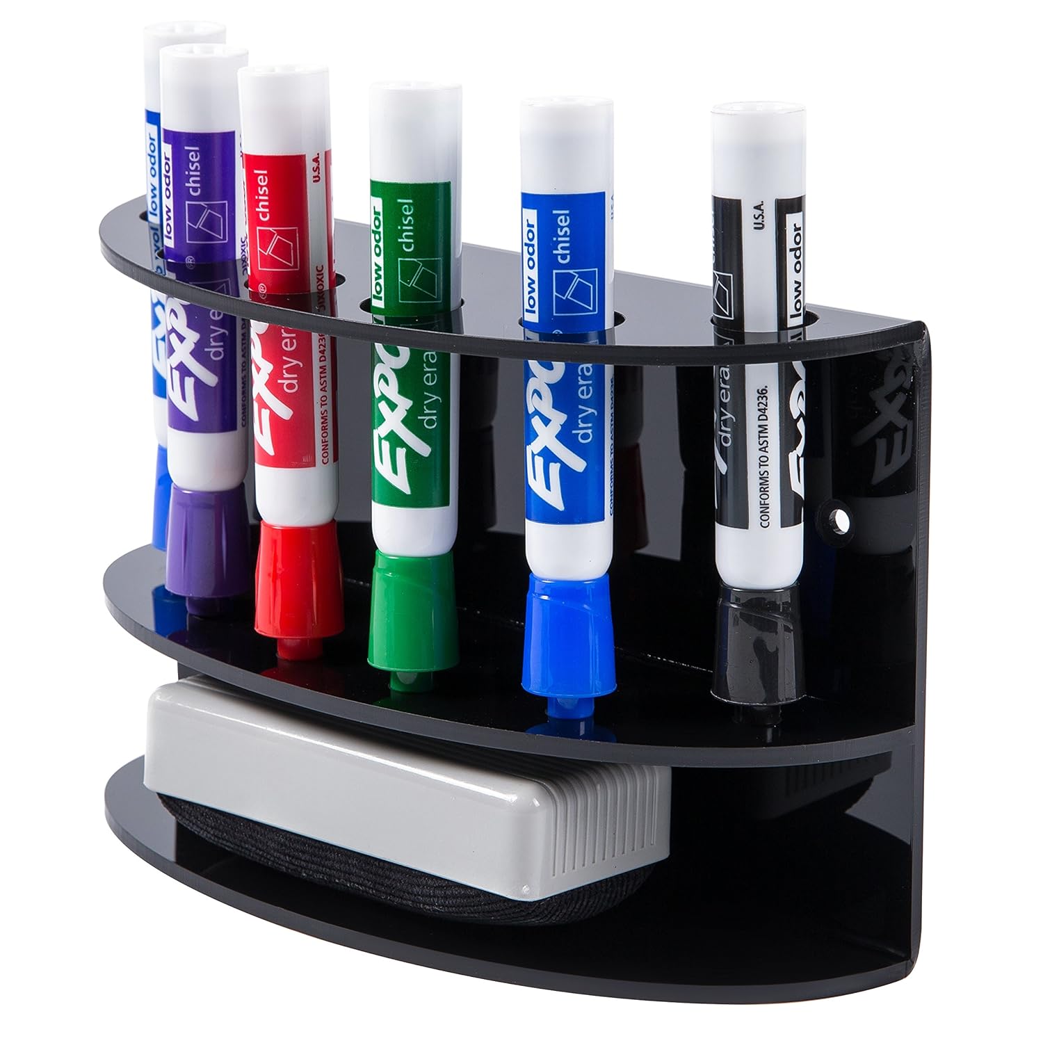 2 Tiered Wall Mounted Black Acrylic Dry Erase Board Marker And Eraser Holder EBay 2-tiered-wall-mounted-black-acrylic-dry-erase-board-marker-and-eraser-holder-ebay