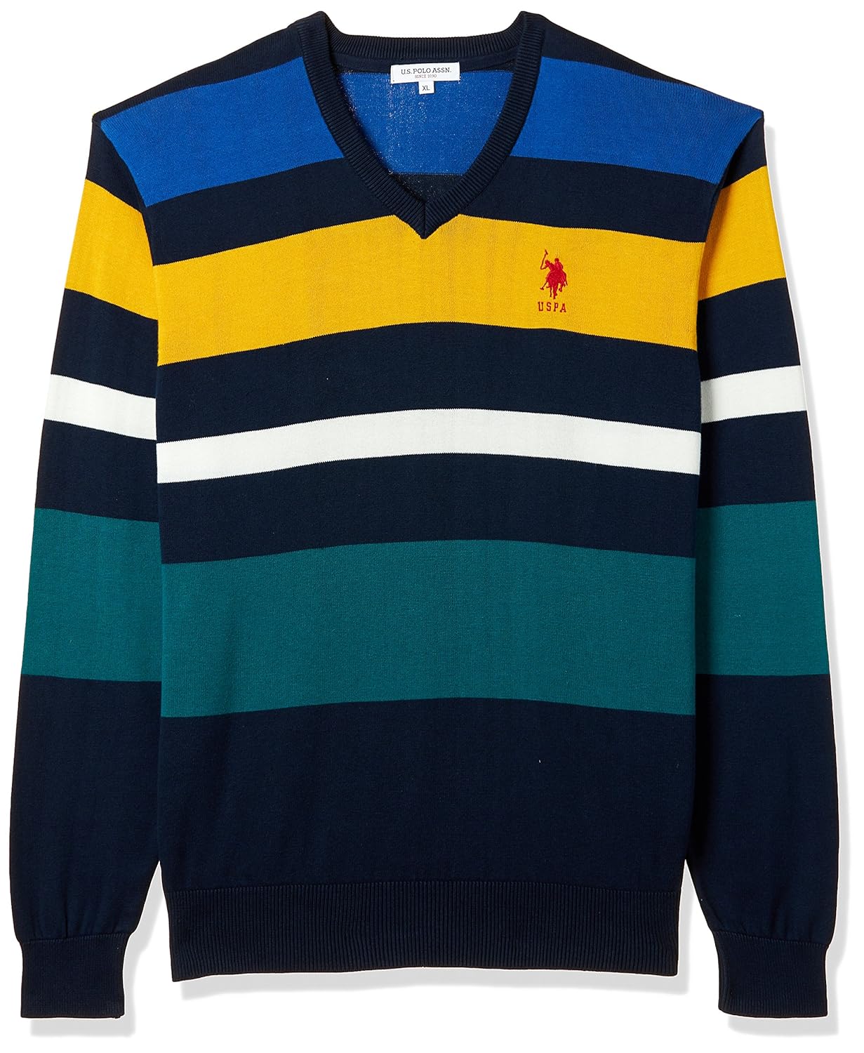 US Polo Assn. Men's Cotton Sweater (8907378433633_USSW0659_XX-Large ...