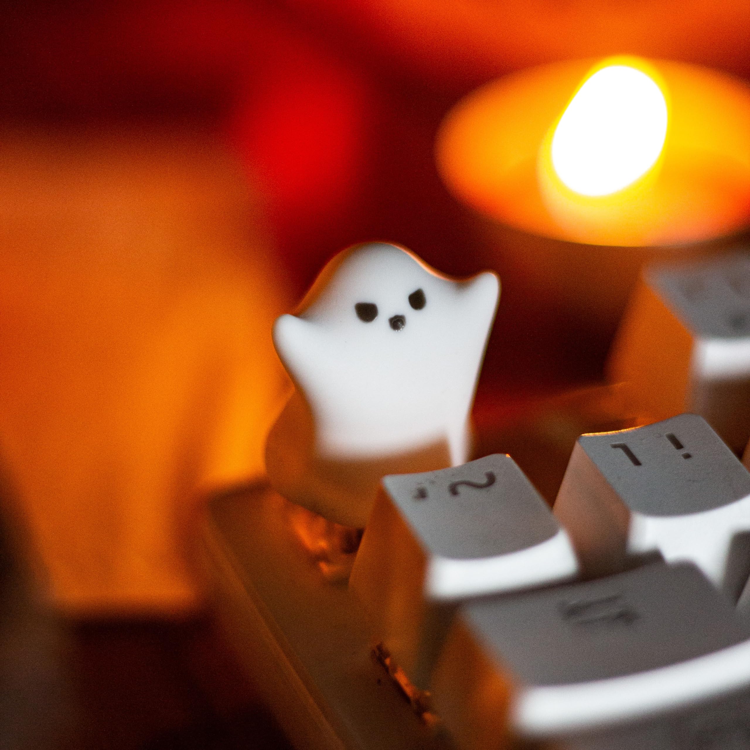 Mua Artisan Keycaps - Cute Ghost keycaps Shine Through Keycaps Resin ...