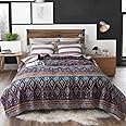 Amazon.com: DaDa Bedding Southwestern Aztec Bedspread Set - Bohemian ...