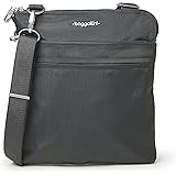 Amazon.com: Travelon Anti-theft Signature Double Zip Cross Body Bag, Smoke : Clothing, Shoes ...