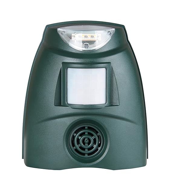 Pestbye® Ultrasonic Garden Bird Repeller with Strobe Light: Amazon.co ...