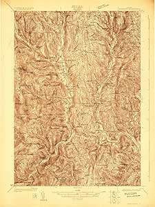 Amazon.com: 1924 Randolph, VT - Vermont - USGS Historical Topographic ...