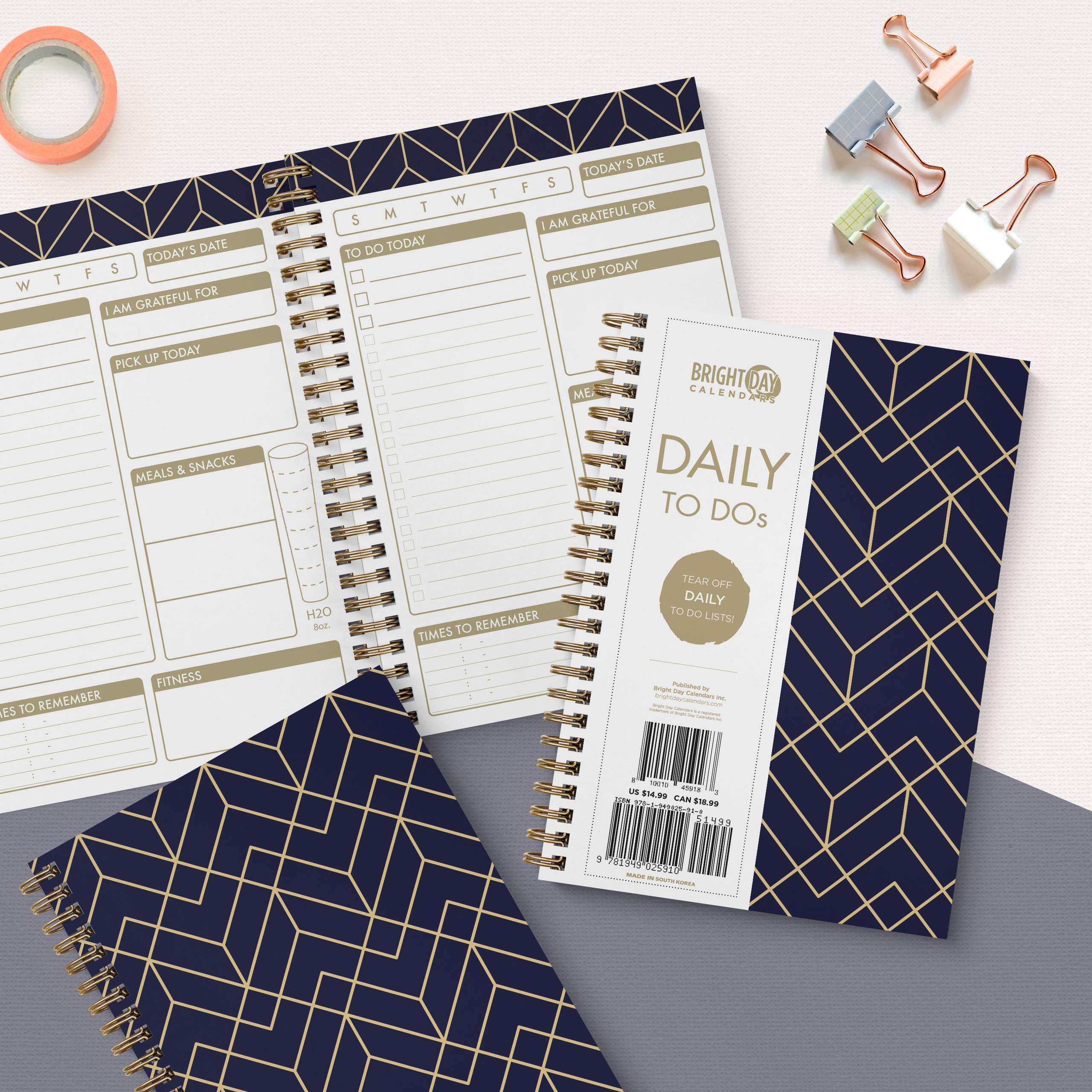 Mua Bright Day Calendars Undated To Do List Daily Task Checklist ...