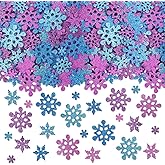 Amazon.com: Whaline 500Pcs Snowflake Glitter Foam Stickers Winter Pink ...