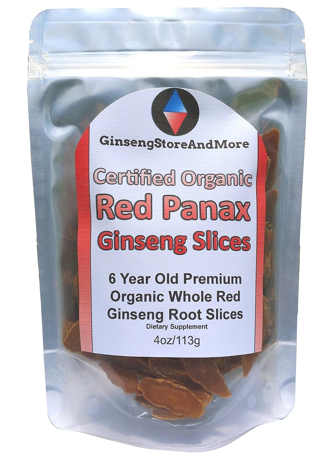 Organic Ginseng Slices, Red Panax Ginseng, Korean Red Ginseng ...