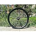 Amazon.com : AUTES 20 inch Rear Bicycle Wheel Double Wall Aluminum 20 ...