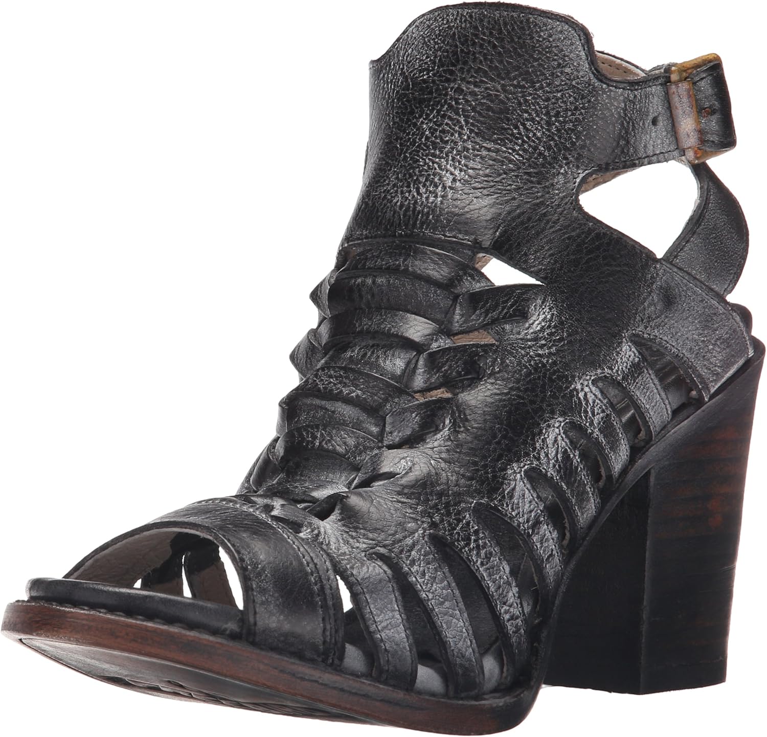 Amazon.com | Freebird Women's Bongo Heeled Sandal, Black, 6 M US ...