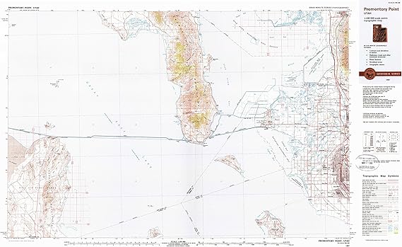 Amazon.com : YellowMaps Promontory Point UT topo map, 1:100000 Scale ...
