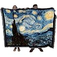 Amazon.com: Starry Night Blanket by Vincent Van Gogh - Fine Art Gift ...