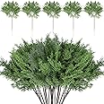 Amazon.com: Christmas Fake Juniper Cedar Pine Branches, 17 x 9 Inches ...