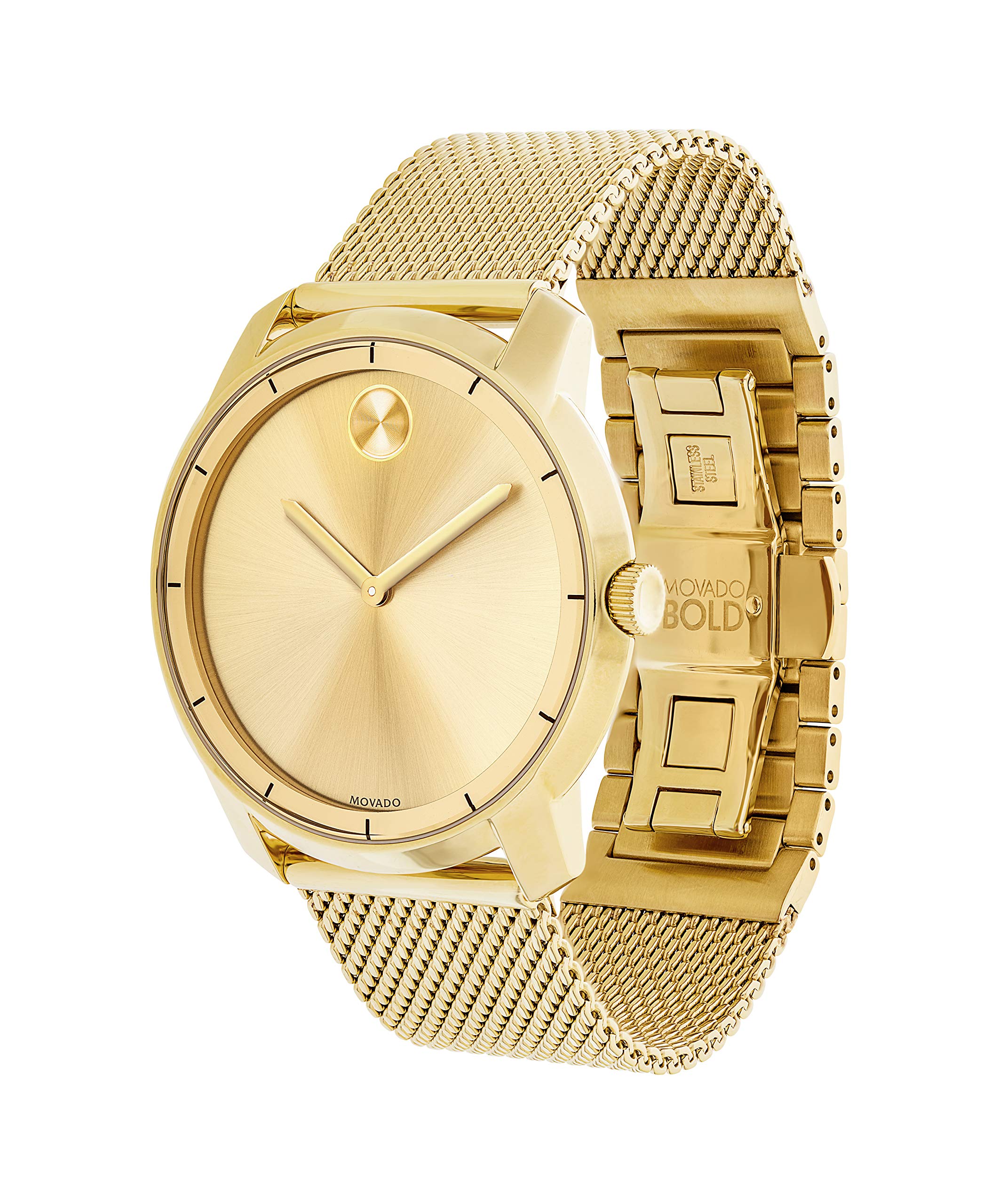 Mua Movado Men's 3600373 Analog Display Swiss Quartz Gold Watch trên ...