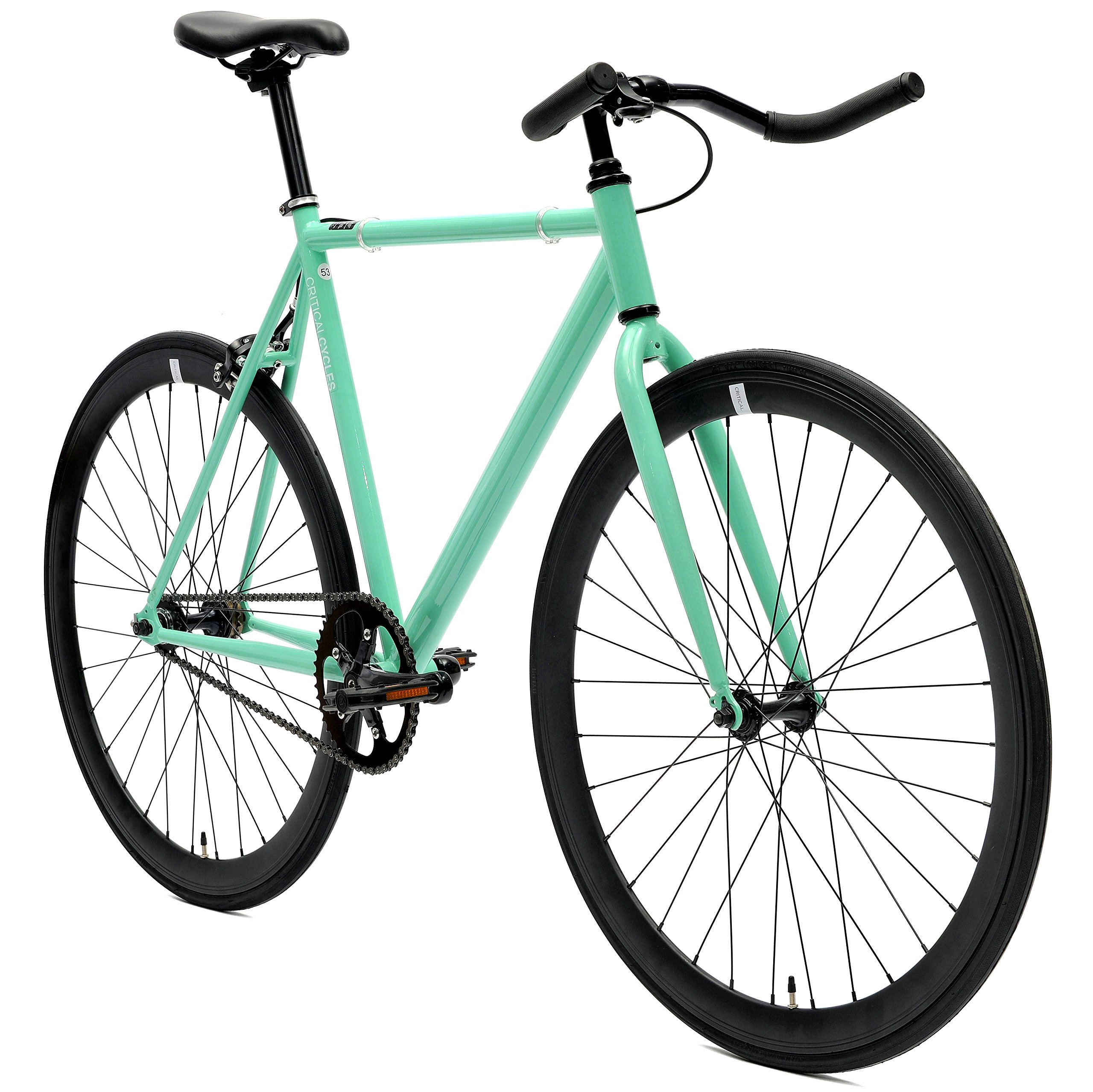 Critical Cycles Classic Fixed Gear Single Speed Track Bike With Pursuit