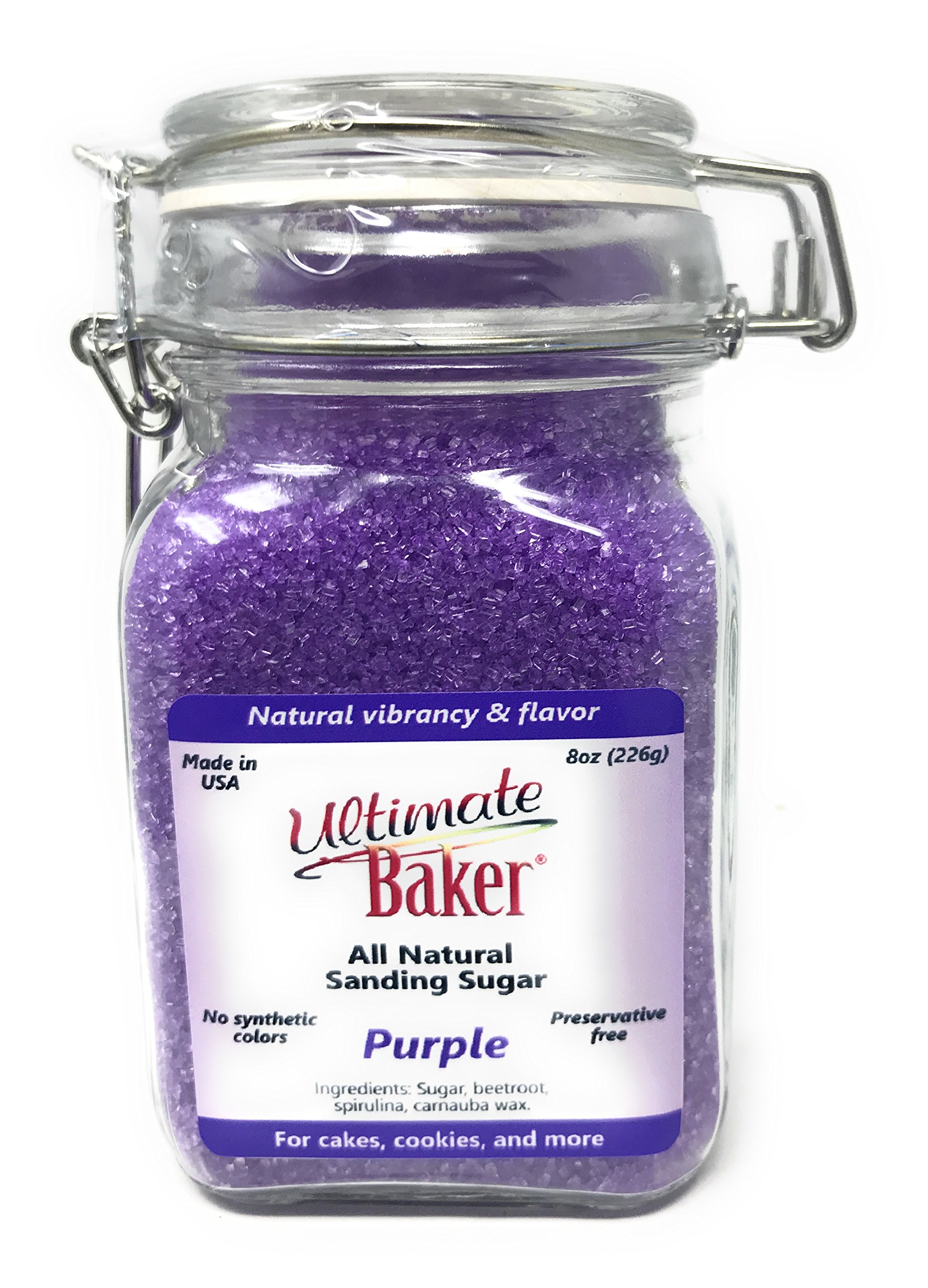 Amazon.com : Ultimate Baker Natural Yellow Sanding Sugar - Kosher ...