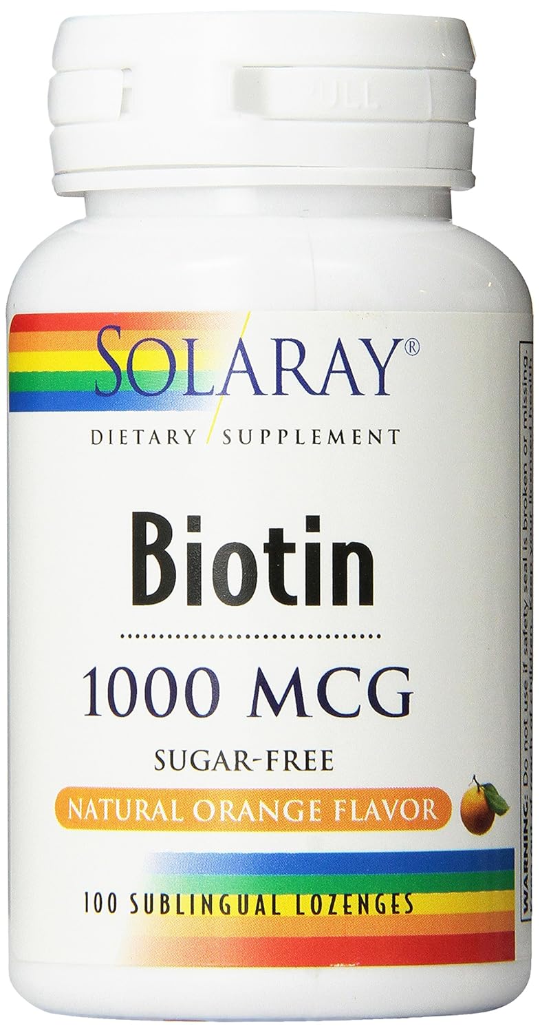 biotin cap 1000mg solaray 100 capsulas: Amazon.es: Salud y cuidado personal