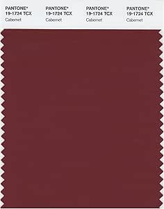 Pantone 19-1724 TCX Smart Color Swatch Card, Cabernet - House Paint ...