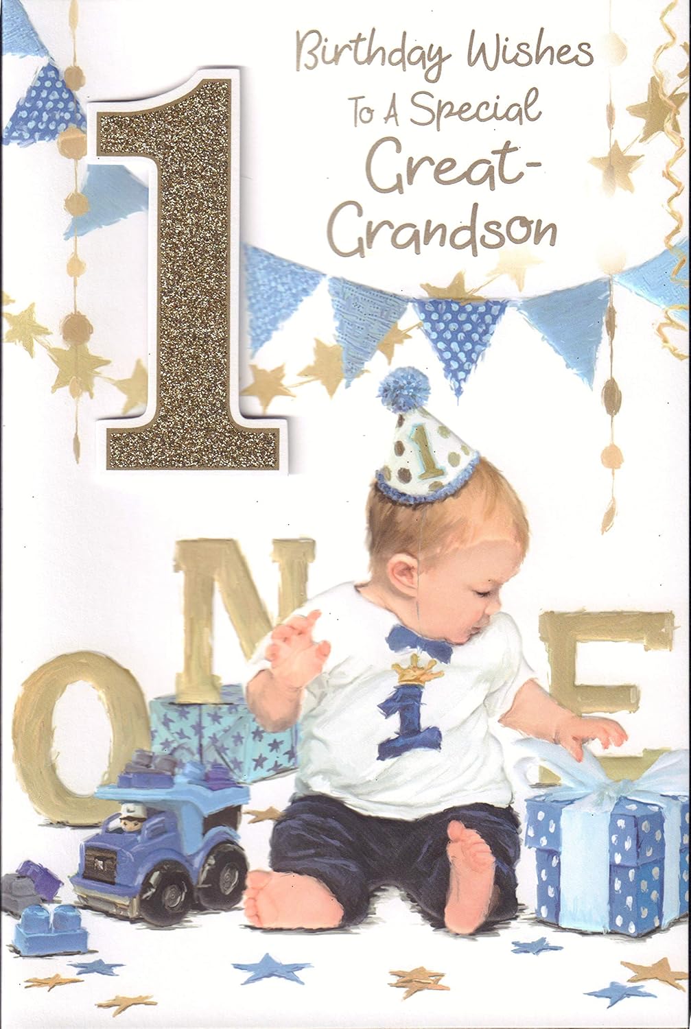 Great Grandson 1st Birthday Card Birthday Wishes To A Special Great 
