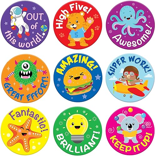 Sweetzer & Orange Reward Stickers for Teachers, 1008 Decals for Kids in ...