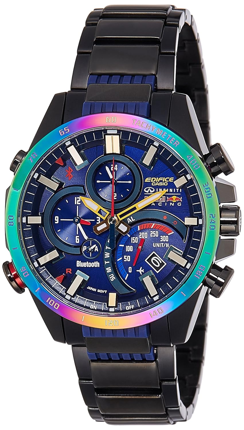 Buy Casio Edifice Bluetooth Chronograph Blue Dial Men's Watch - EQB ...