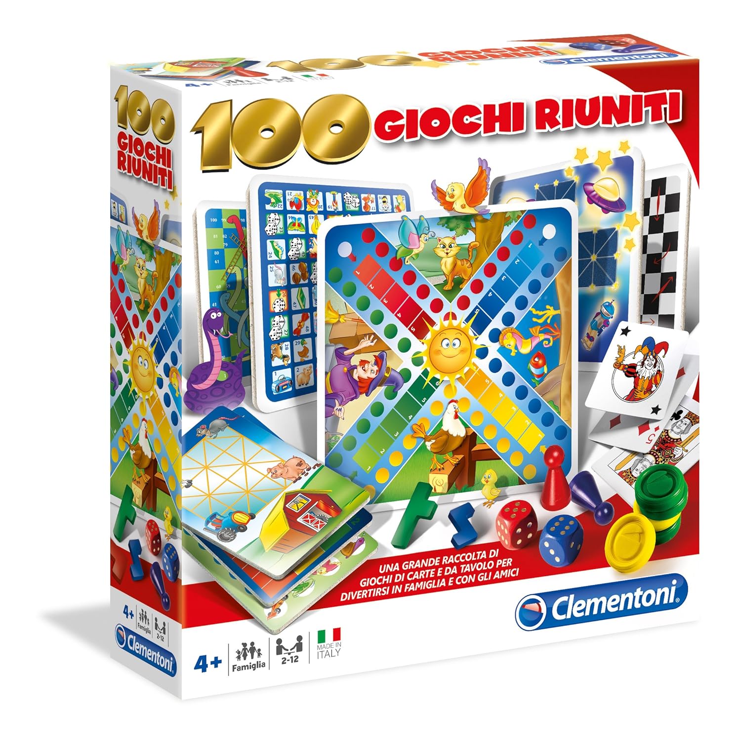 Clementoni 100 GIOCHI RIUNITI - 100 GIOCH: Amazon.co.uk: Toys & Games