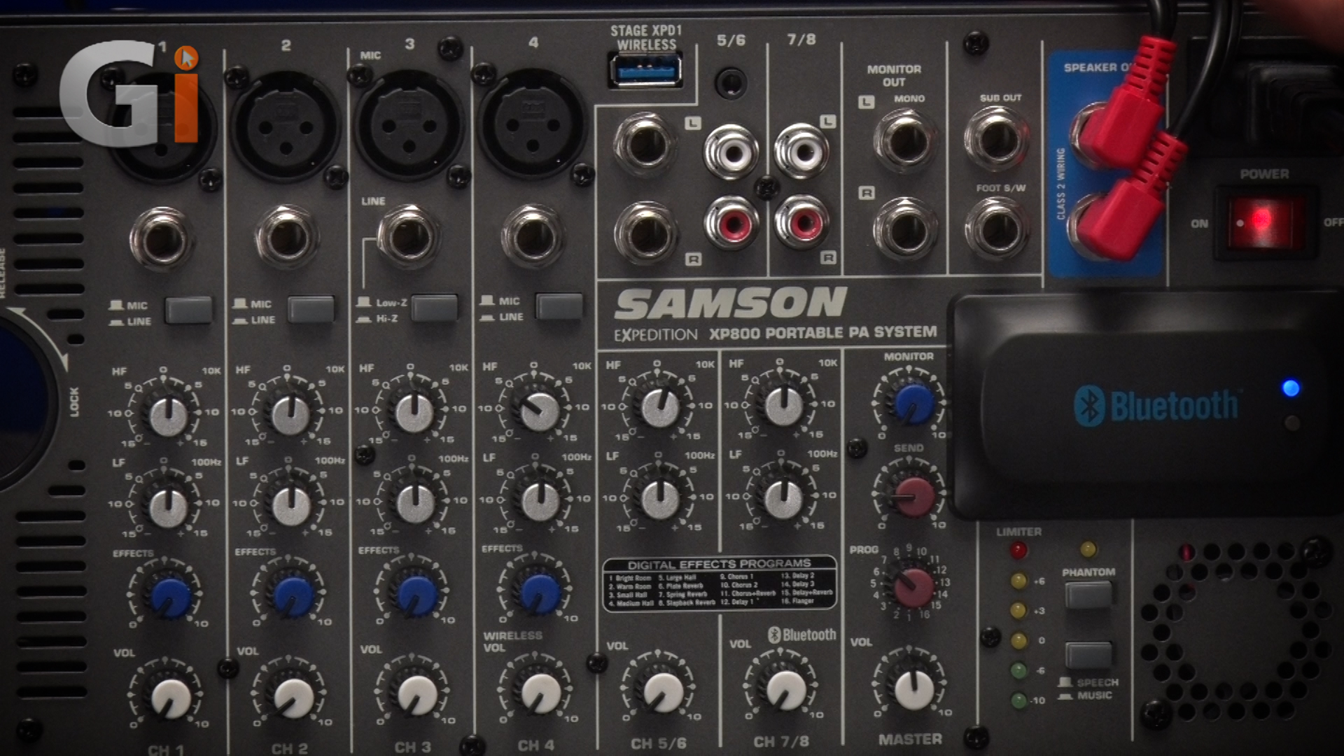 Watch Samson Expedition XP800 Portable 800-Watt Bluetooth PA System ...