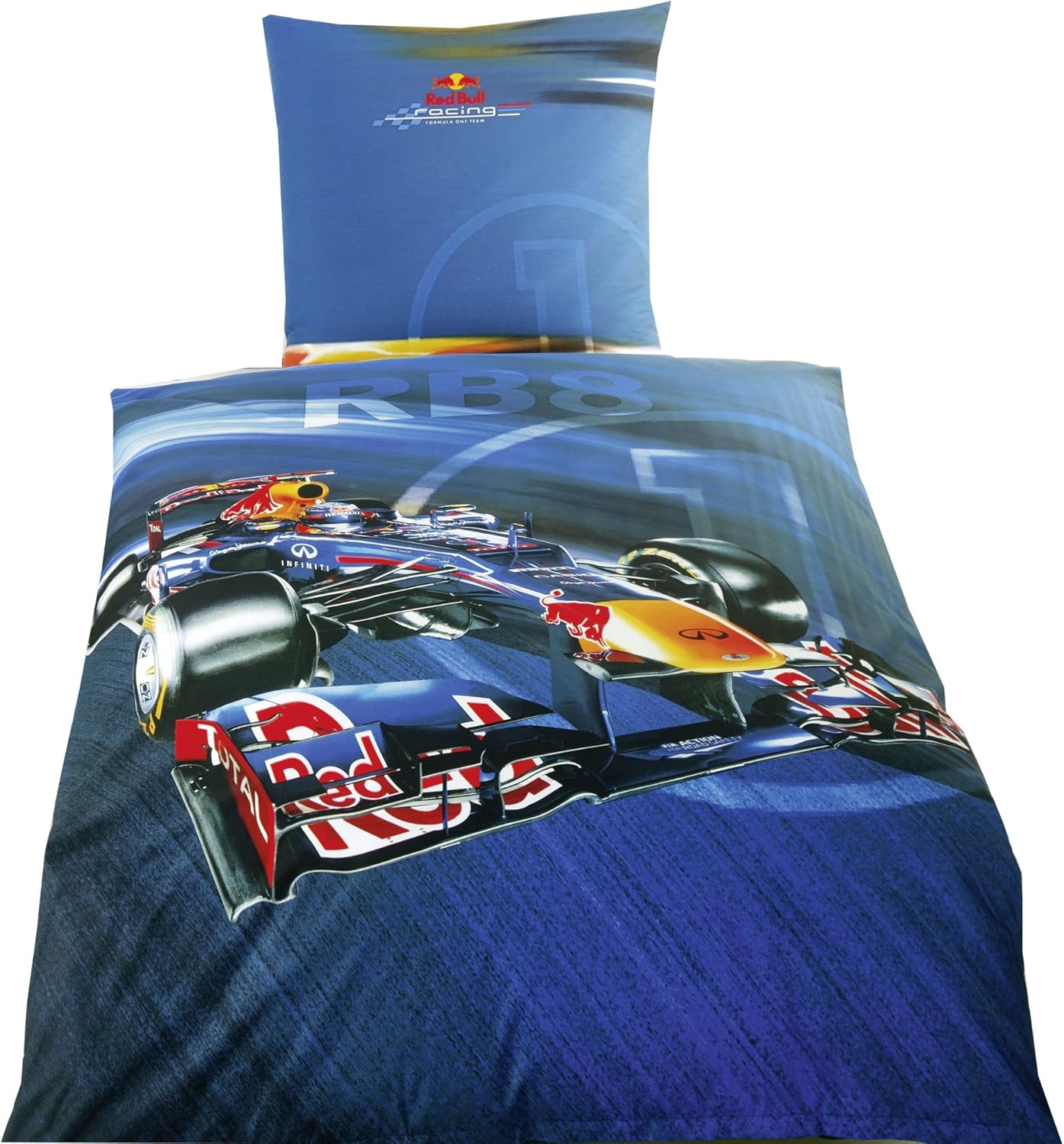 Global Labels Red Bull Racing G 58 600 RB8 120 Bed Linen Set 200 x 135 ...