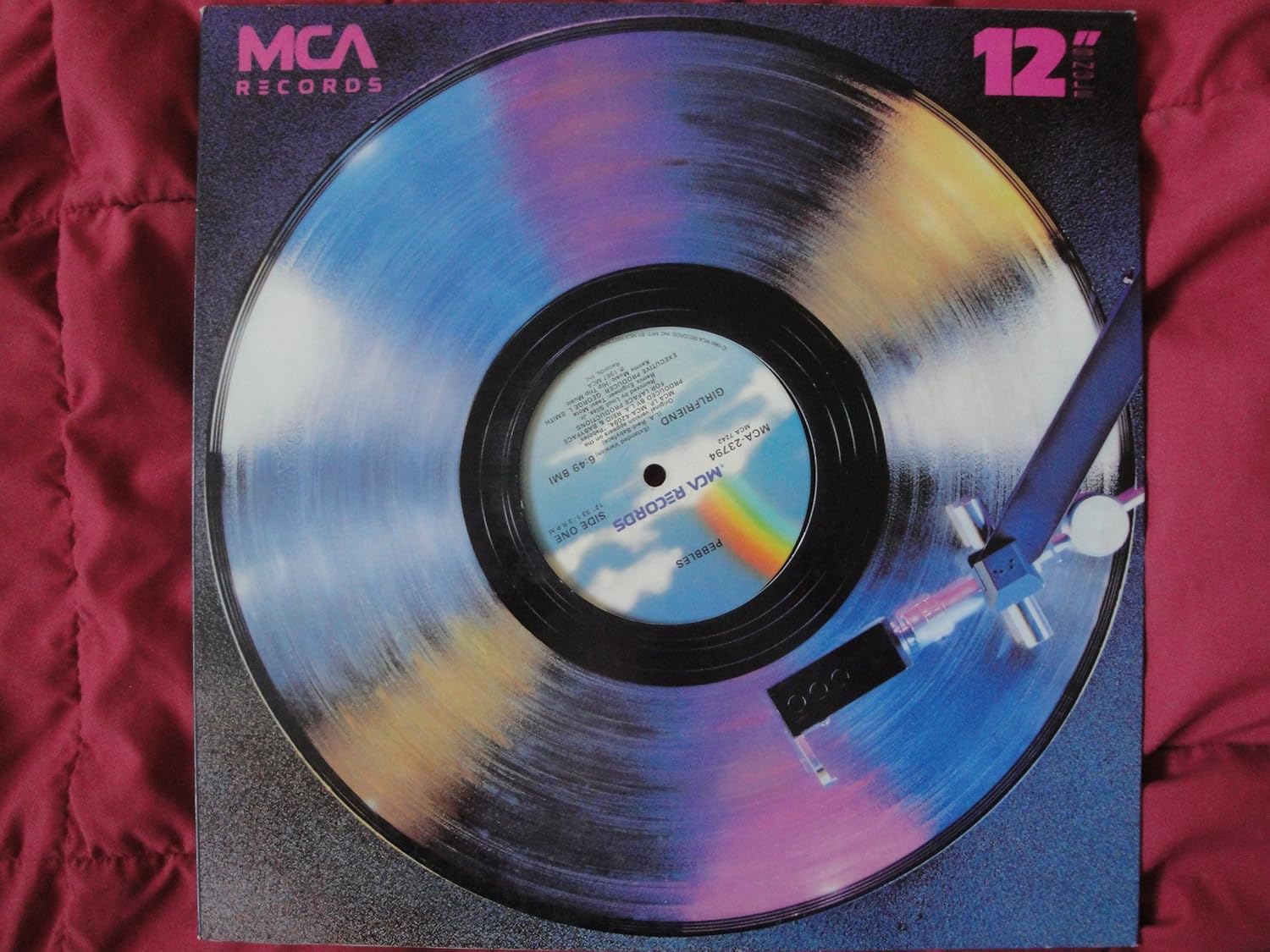 PEBBLES - Pebbles "Girlfriend" 12" Single on 1987 MCA Records MCA-23794 ...