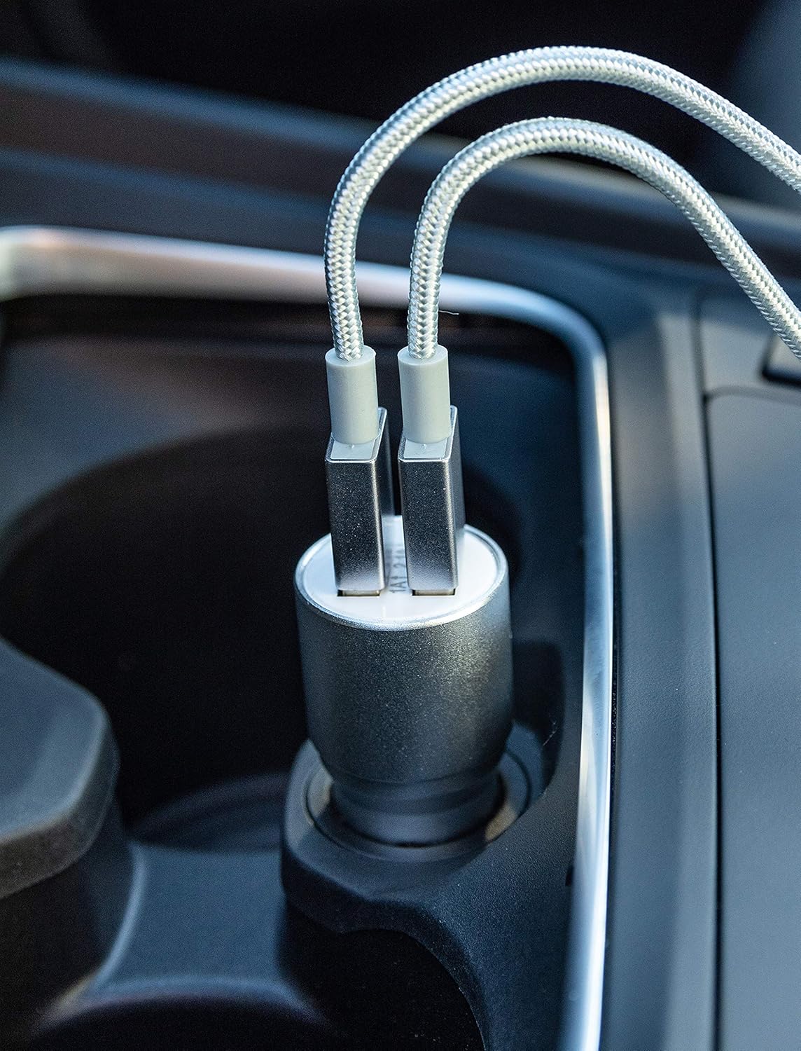 Dual USB Car Adaptor 12/24v Car Accessory Charging Adaptor for USB ...