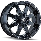 Amazon.com: American Outlaw Buckshot Series Black Wheel with Machined ...