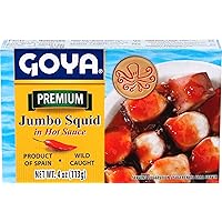 Amazon.com : Goya Foods Octopus Style Squid Pieces in Hot Sauce, 4 ...