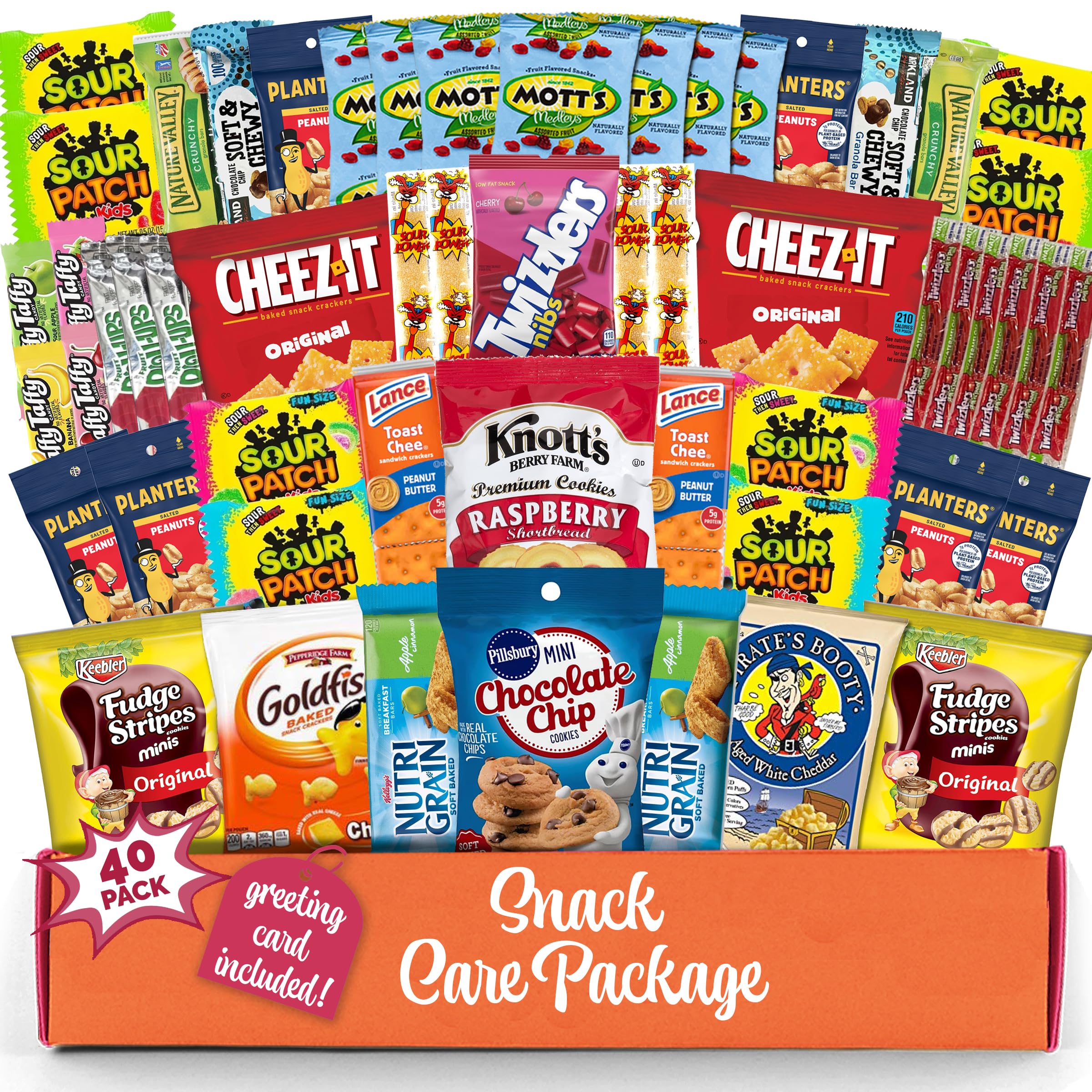 Mua Snack Box Variety Pack (40 Count) Candy Gift Basket - College ...